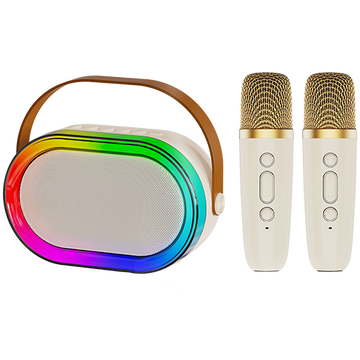 JYX S55 Karaoke Machine with Three Wireless Microphones with Bluetooth